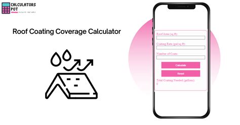 Roof Coating Coverage Calculator