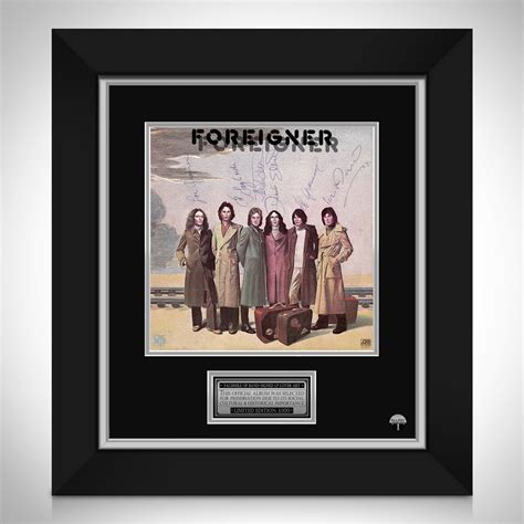 Foreigner - Self Titled Limited Signature Edition LP Cover Custom Frame ...