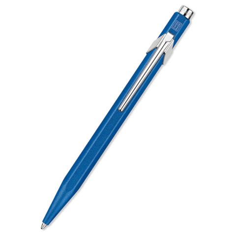 Caran Dache 849 Bille Colormat X Ballpoint Pen Blue — Pulp Addiction