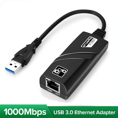High Speed Type C USB To RJ Gigabit LAN Network Adapter Mbps Ethernet