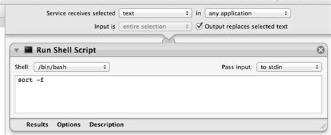 Sorting Sort Lines In Selection For Xcode 4 Stack Overflow