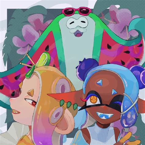 Shiver Frye And Big Man Splatoon And 1 More Drawn By Hyper