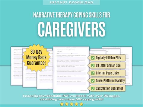 Caregivers Narrative Therapy Coping Skills Workbook Karlstein Publishing