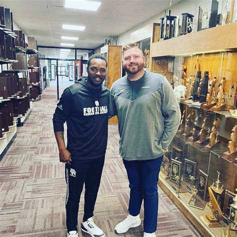 Thanks Coach Thompson For Stopping In Today Dionte Allen