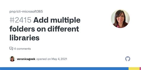 Add Multiple Folders On Different Libraries · Issue 2415 · Pnpcli