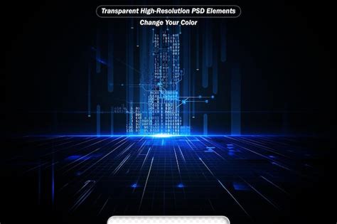 Digital Motion Technology With Binary Code Vector Background Data Transfer Premium Ai