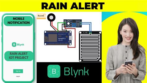 Rain Notification Blynk 20 Notification Esp32nodemcu 8266 Iot