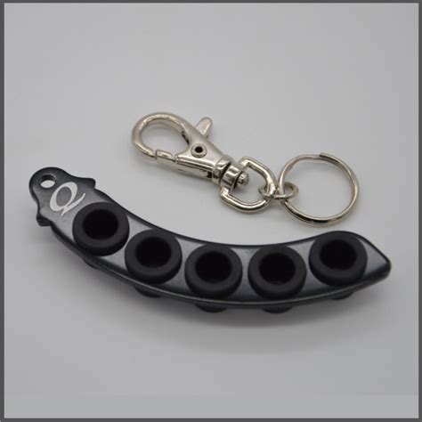 Plug Holder Key Ring Black Bli014b