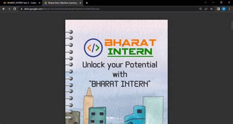 Narala Ramyasri On Linkedin Machinelearningintern Bharatintern