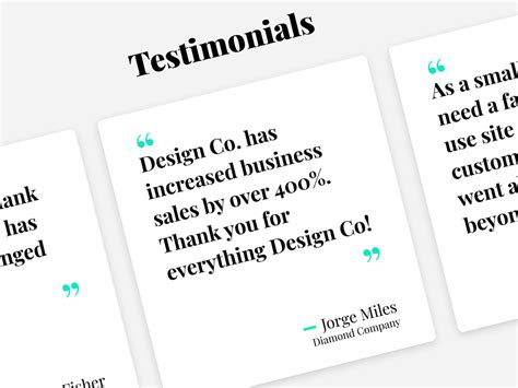 Testimonial Card Design Designs Themes Templates And Downloadable