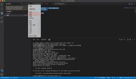 使用git命令与vscode从零开始对远程代码仓库进行拉取提交合并推送分支等操作及在项目中的实践 腾讯云开发者社区 腾讯云