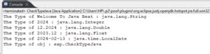 How To Check Variable Type In Java