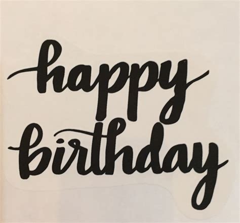 Happy Birthday Cursive