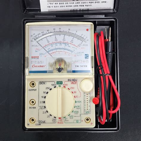 태광 아날로그테스터기 Tm 502tr