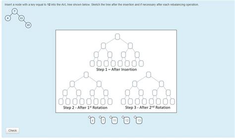 Insert A Node With A Key Equal To 12 Into The Avl