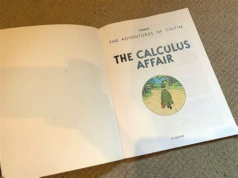The Calculus Affair Tintin Book Egmont Uk Paperback Edition Eurocomix