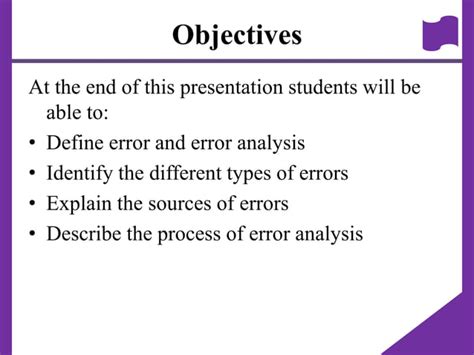 Error Analysis Pptx