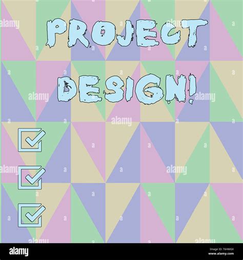 Handwriting Text Project Design Conceptual Photo Process Of Creating Or Improving A Product For