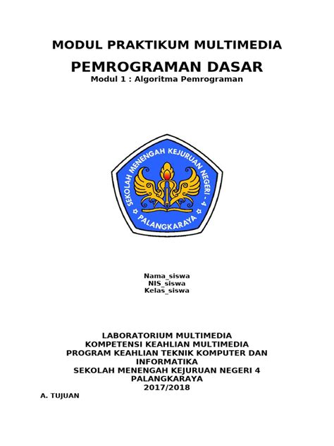 Modul Praktikum 1 Algoritma Pemrograman Pdf