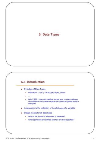 Data Types PDF