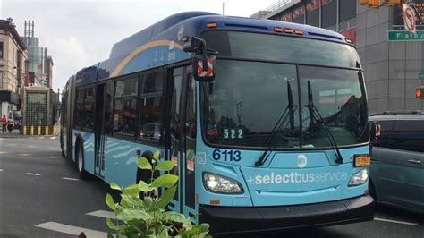 Mta Nyc Bus New Flyer Xd60 6113 B44 Sbs Youtube