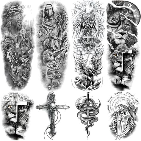 Religious Half Sleeve Tattoo Designs For Men
