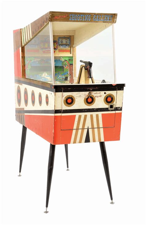 lot detail midway shooting gallery arcade game
