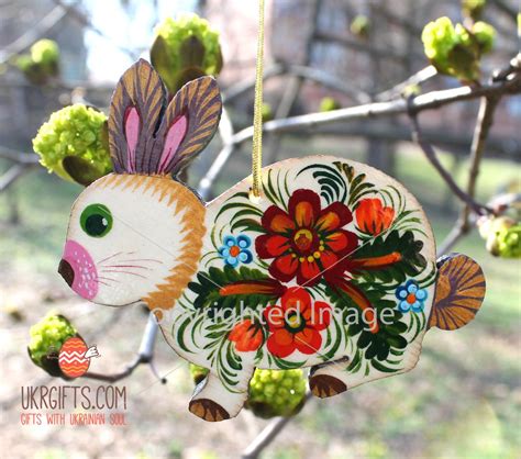 Пасхальный украинский сувенир Кролик 01 купить 245 грн Podaro4ek цена отзывы фото