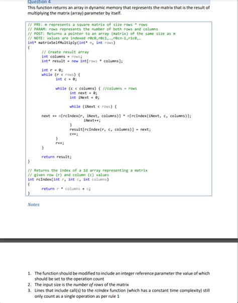 C Function 1 Modify The Function To Count The Chegg Com