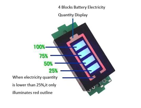 Battery Level Indicator Module 1s 8s Circuit Electronics