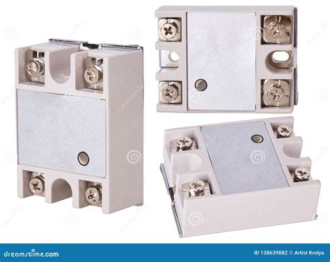 Relay Module V With Single Channel Isolated On White Background Royalty Free Stock Photography
