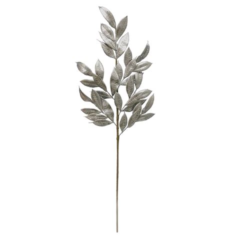 Silver Magnolia Leaf Stem 33 Elegant Holiday Florals At Home