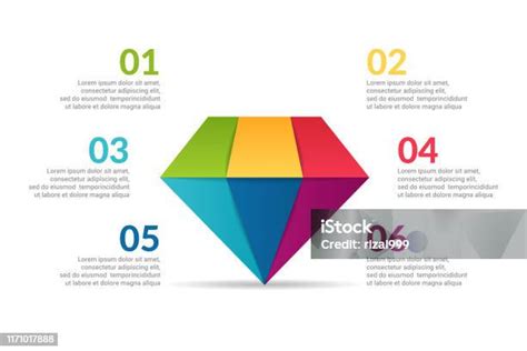 옵션 또는 목록다이아몬드 인포그래픽 디자인 프리젠 테이션 배너 워크플로 레이아웃 프로세스 다이어그램 흐름 도표 및 작동 방식에 대한 패션 비즈니스 개념의 인포 그래픽 0명에