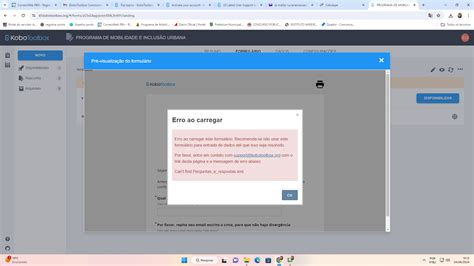 Erro Na Planilha Form Building KoboToolbox Community Forum