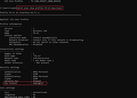 Find Wi Fi Password Using Command Prompt In Windows
