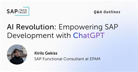 Sap Tech Talks Community On Linkedin Sap Chatgpt Sapcap