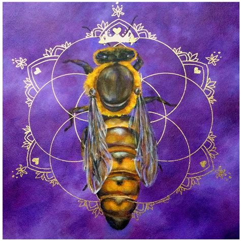 Sacred Bee Cards Etsy