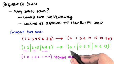 Segmented Scan Intro To Parallel Programming Youtube