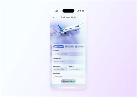 Latest Flight Reservation App Ui Design Project Behance