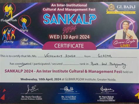 Vaishnavi Singh On Linkedin Sankalp2024 Eventcoordination Teamwork