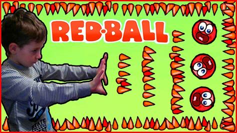 Красный шарик Red Ball Мультик игра про красный шарик 3 2 Youtube