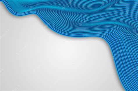 Premium Photo 3d Rendering Of Wavy Blue Abstract Line Texture Texture Background