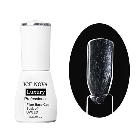 Ice Nova Fiber Base Coat Ice Nova Professional Uvled Gel Nail