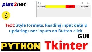 Python Tkinter GUI Video Tutorials