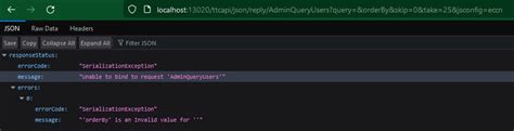 Bad Request On Users Admin Ui When Using Razor Pages And Net Framework