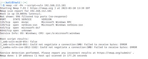 Cybersecuritylocal Area Network Scanning And Reconnaissance Using Nmap