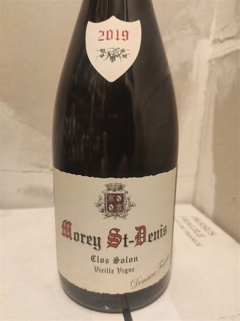 2019 Domaine Fourrier Morey St Denis Clos Solon Vielle Catawiki
