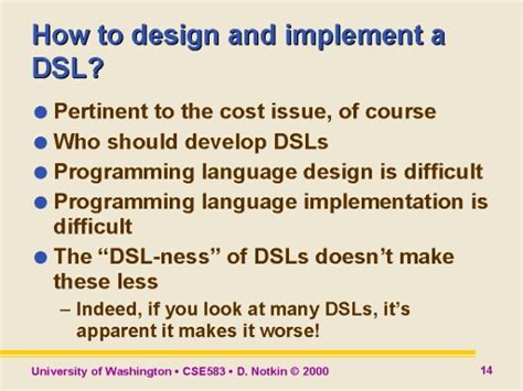 How To Design And Implement A Dsl