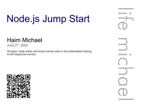 Nodejs Crash Course Jump Start Pdf Web Development Internet