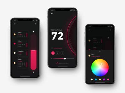 个 IOT UI 点子 ui设计 设计 智能家居